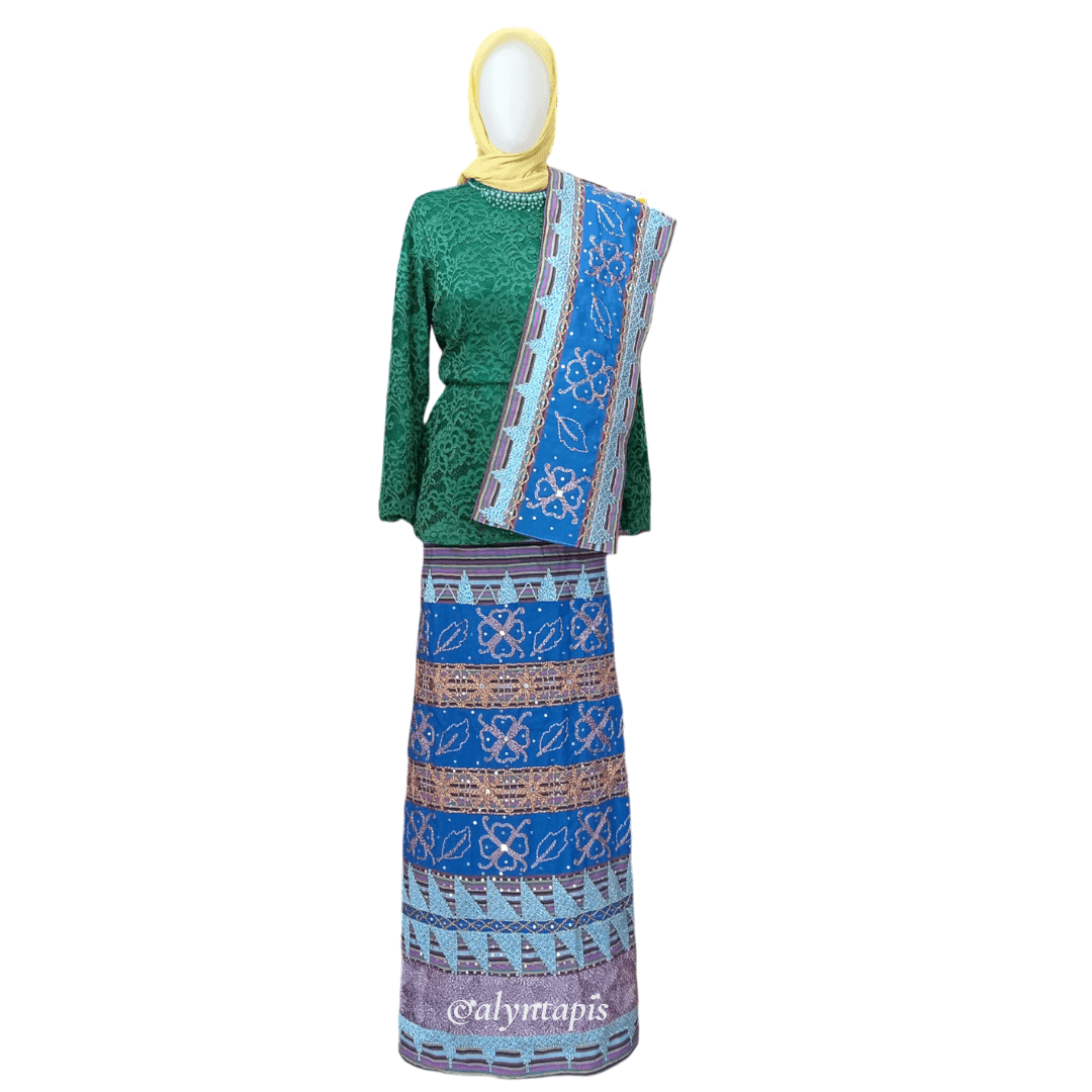 Kain Tapis cantik Biru - ALYN TAPIS